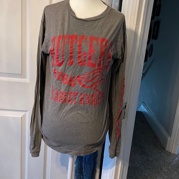 Tops | Rutgers Long Sleeve Tee Shirt | Poshmark